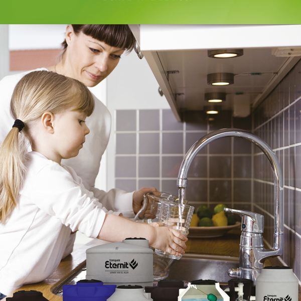 Tanque de Agua Horizontal Eternit 2000 Lts. | Materialespro